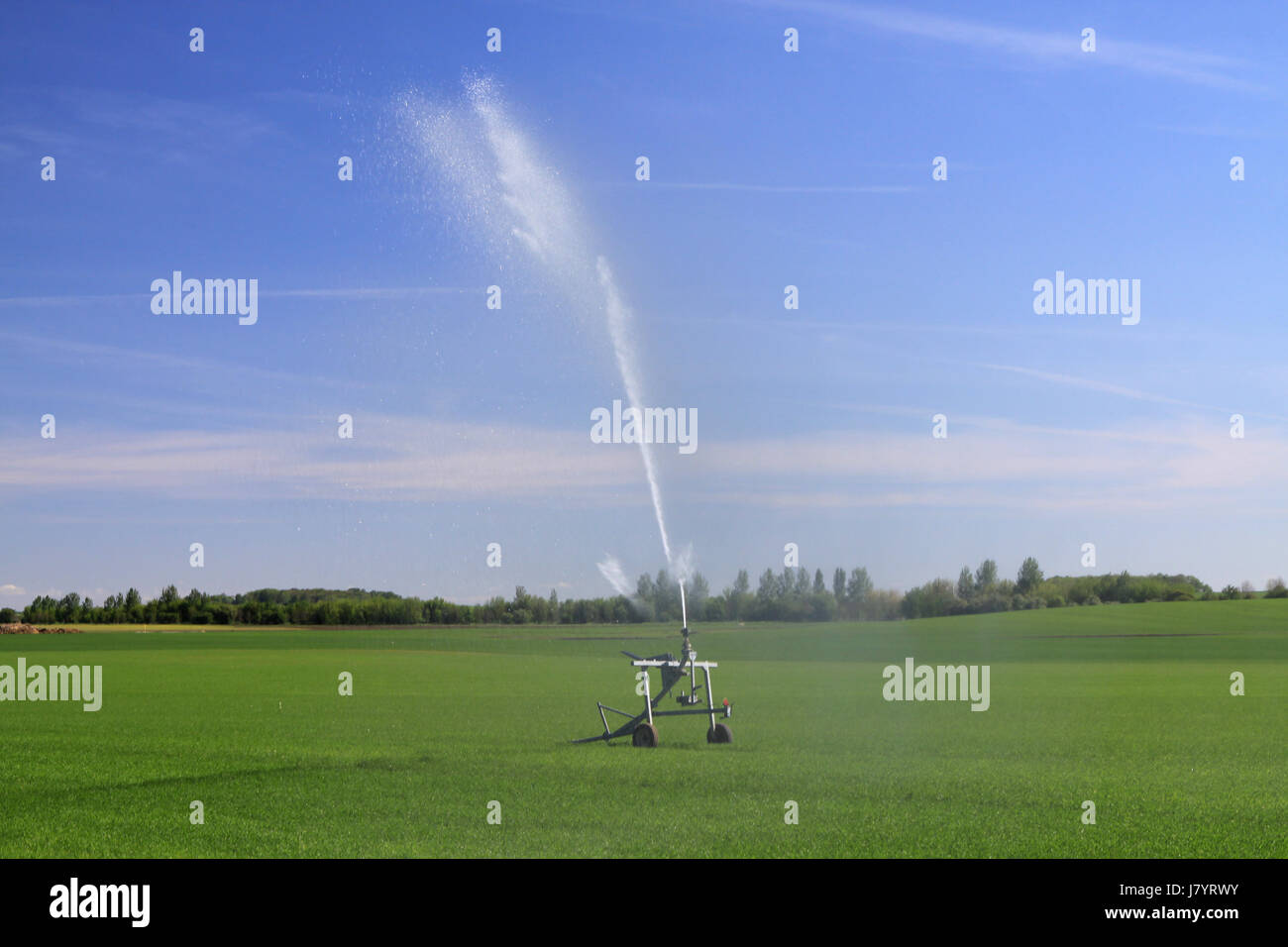 agriculture farming field dryness fountain wet watering irrigation ...