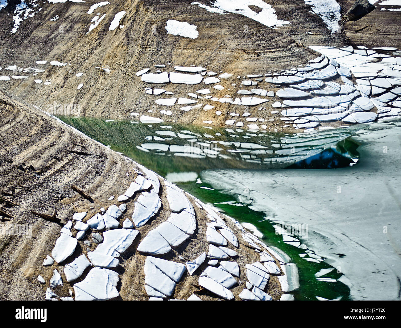 beautiful beauteously nice arctic alps austria vertical abstract block ...