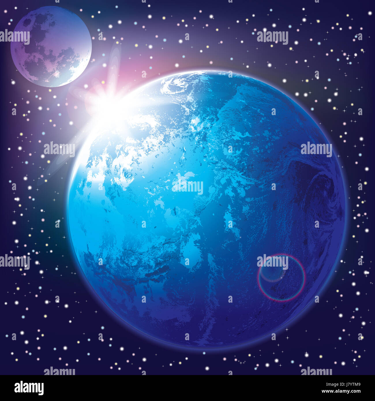 space clock mars globe planet earth world global star backdrop ...