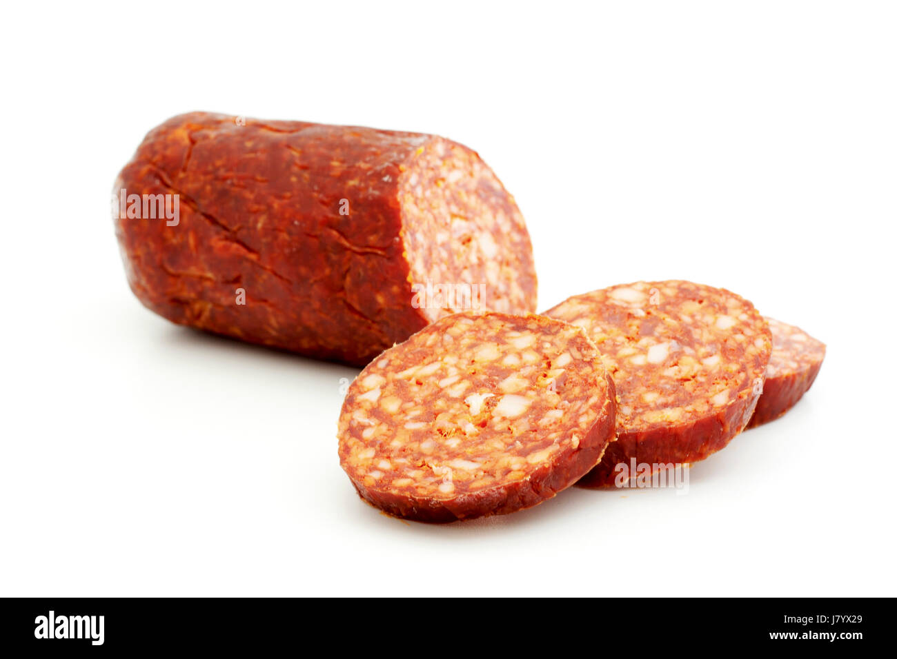 sausage salami smoked smoke meat pork frankfurters beef food aliment ...
