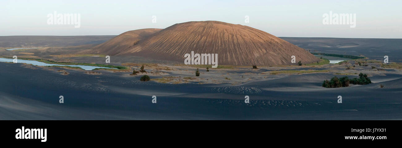 desert wasteland libya sight view outlook perspective vista panorama ...