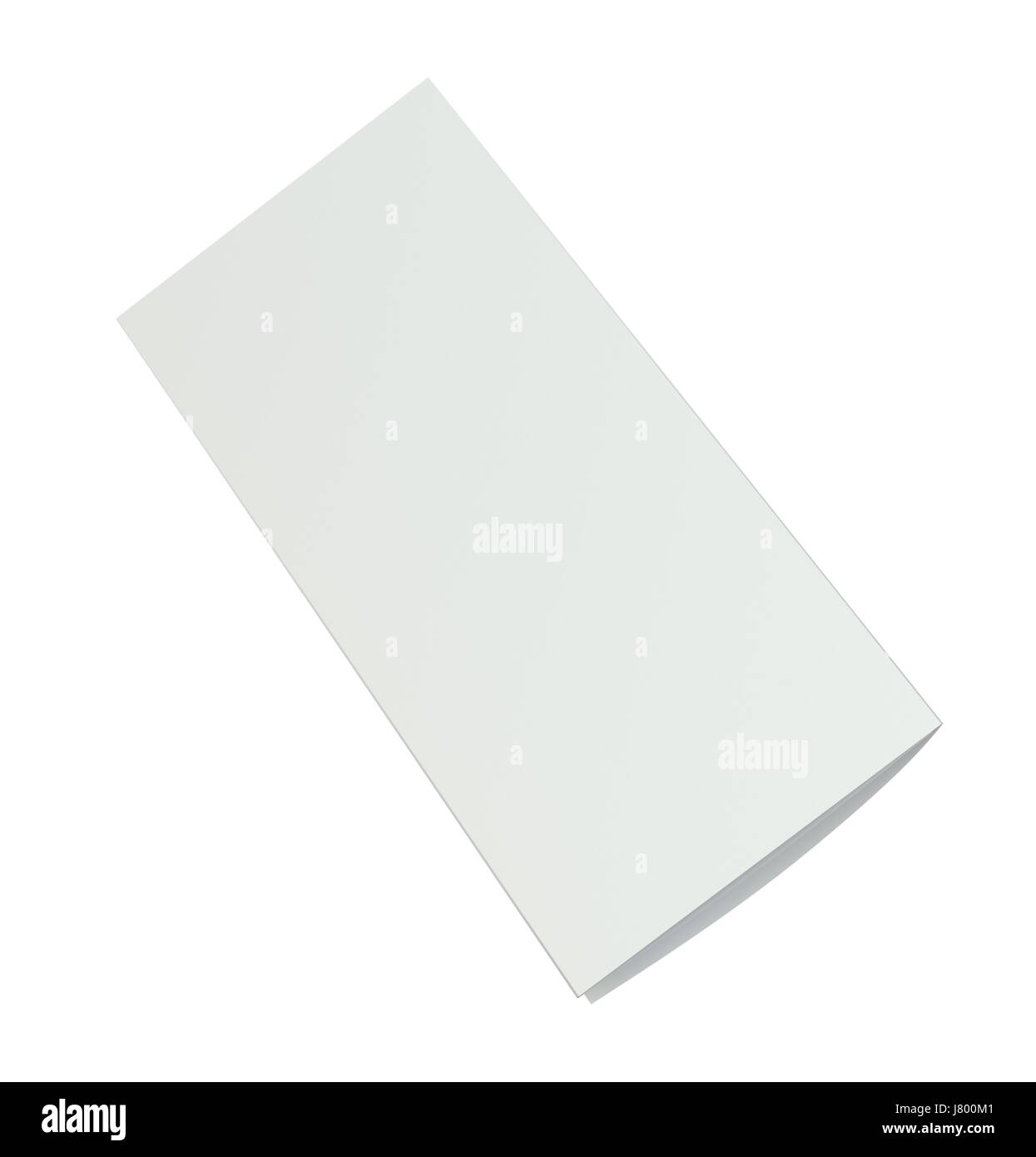 close up of a crumpled unfolded paper on white background. 3d rendering ...