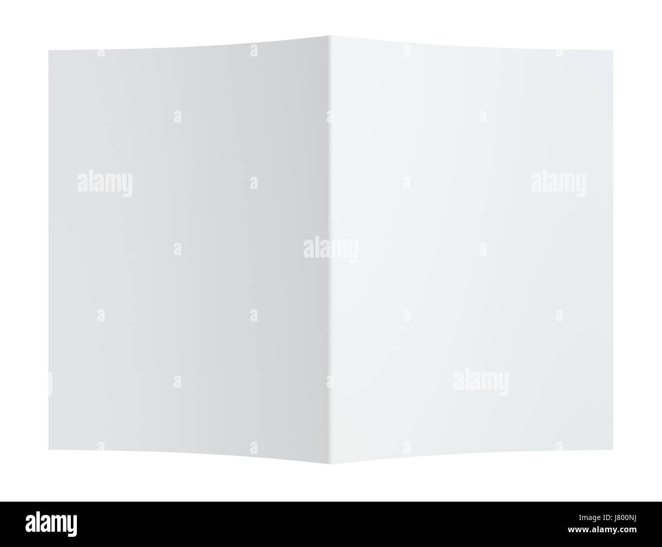 Folded paper page sheet texture. 3d rendering. white background Stock ...