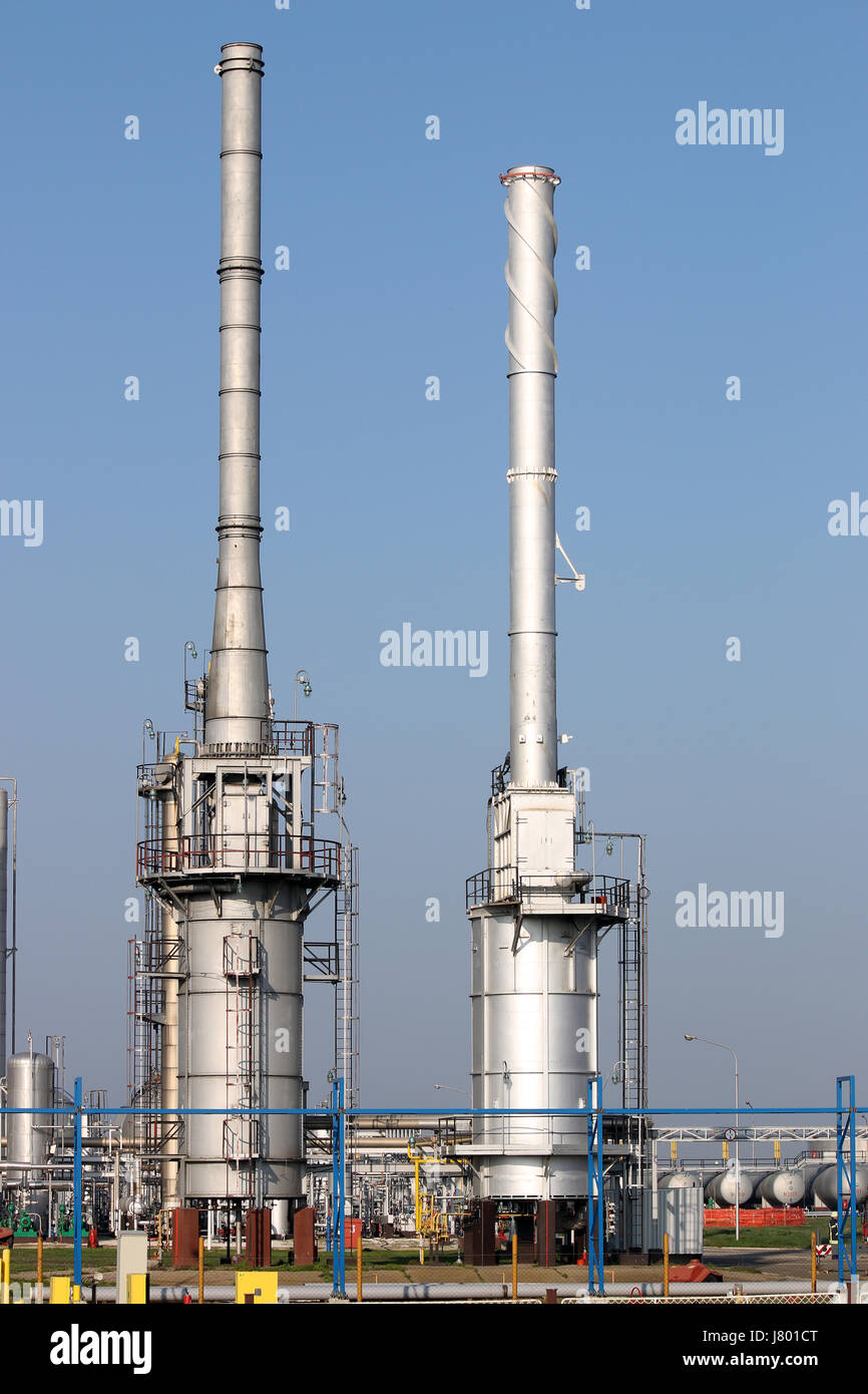 petrochemical plant oil industry technology Stock Photo - Alamy