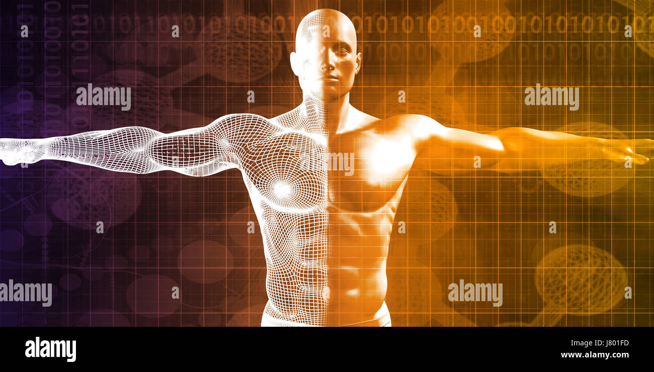 Futuristic Science Research as a Art Concept Stock Photo - Alamy
