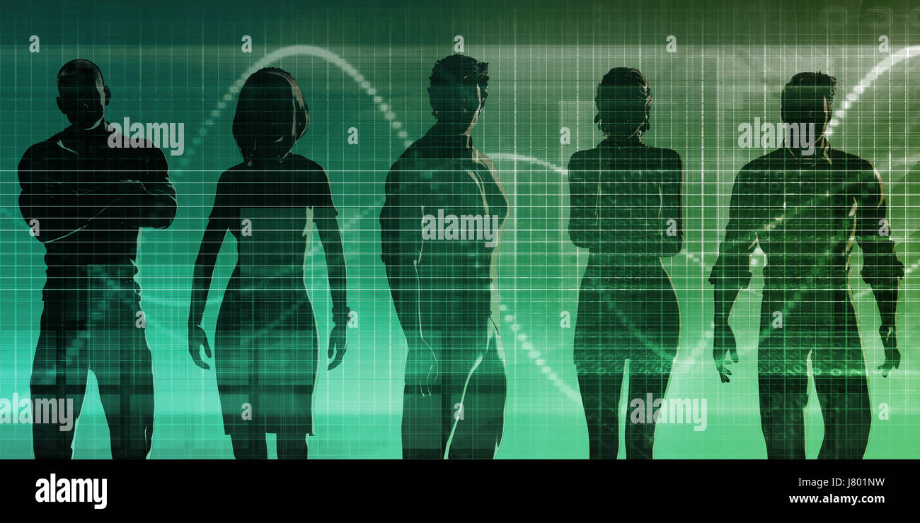 Human Resources Management Abstract Background as Concept Stock Photo ...