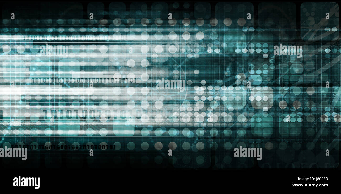 Technology Abstract with Internet Data Moving Concept Stock Photo - Alamy