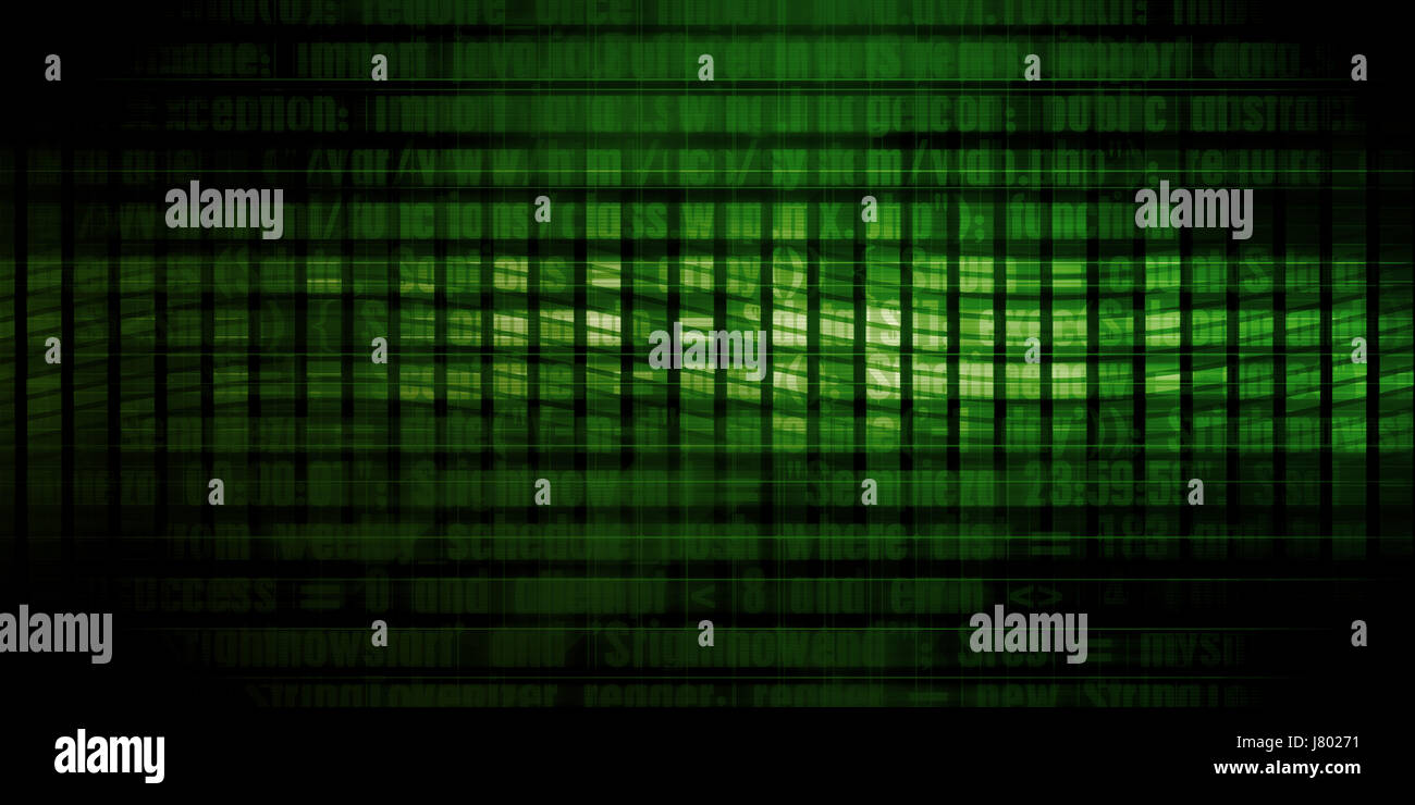 Software Solution with Blurred Code Abstract Background Stock Photo - Alamy
