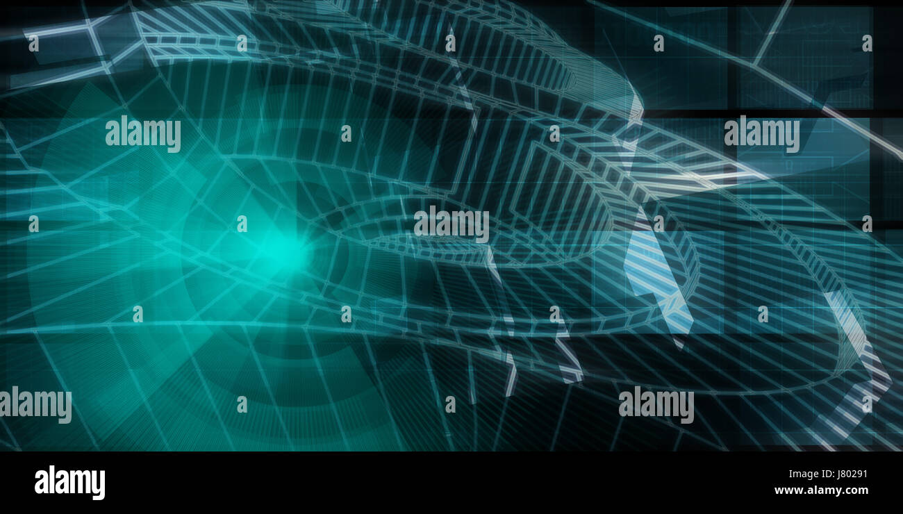 Engineering Abstract as a Concept Background Art Stock Photo - Alamy