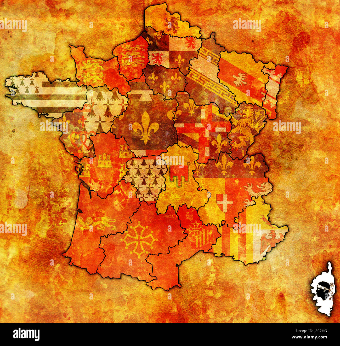france flag region geography department map atlas map of the world ...