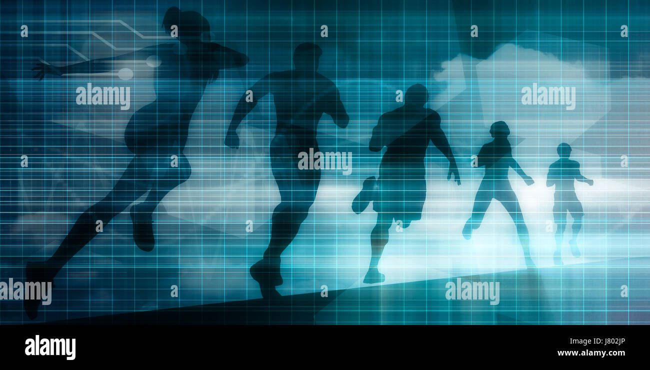 Sports Technology Background for Medical Science Stock Photo - Alamy