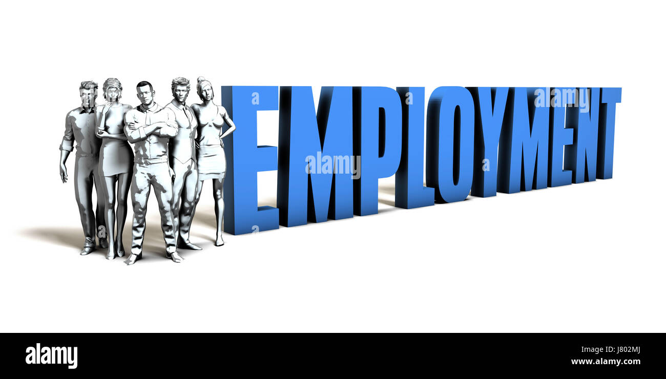 Employment focused Cut Out Stock Images & Pictures - Alamy