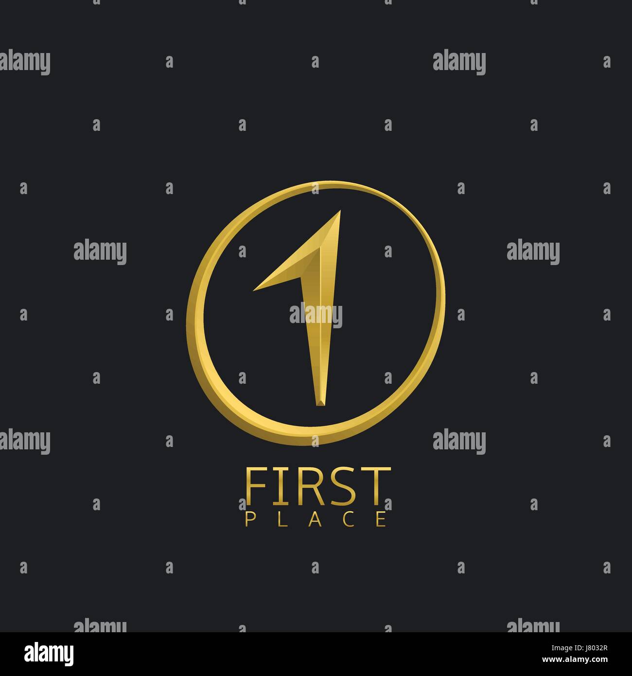 First place icon Stock Vector Image & Art - Alamy