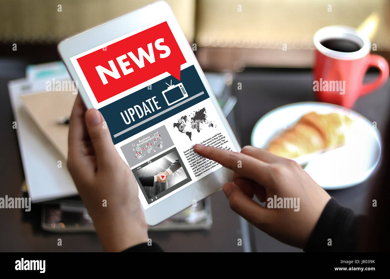 NEW Update Headline Media Live Broadcast Media Talking Communication ...