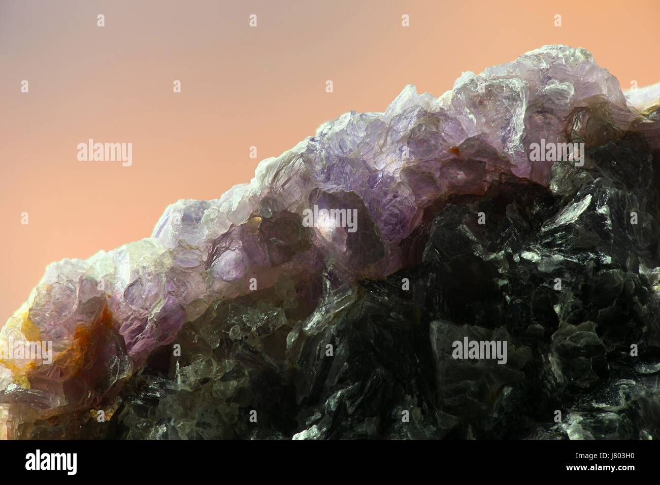 Lepidolite mica from Haapaluoma pegmatite quarry, Finland Stock Photo ...