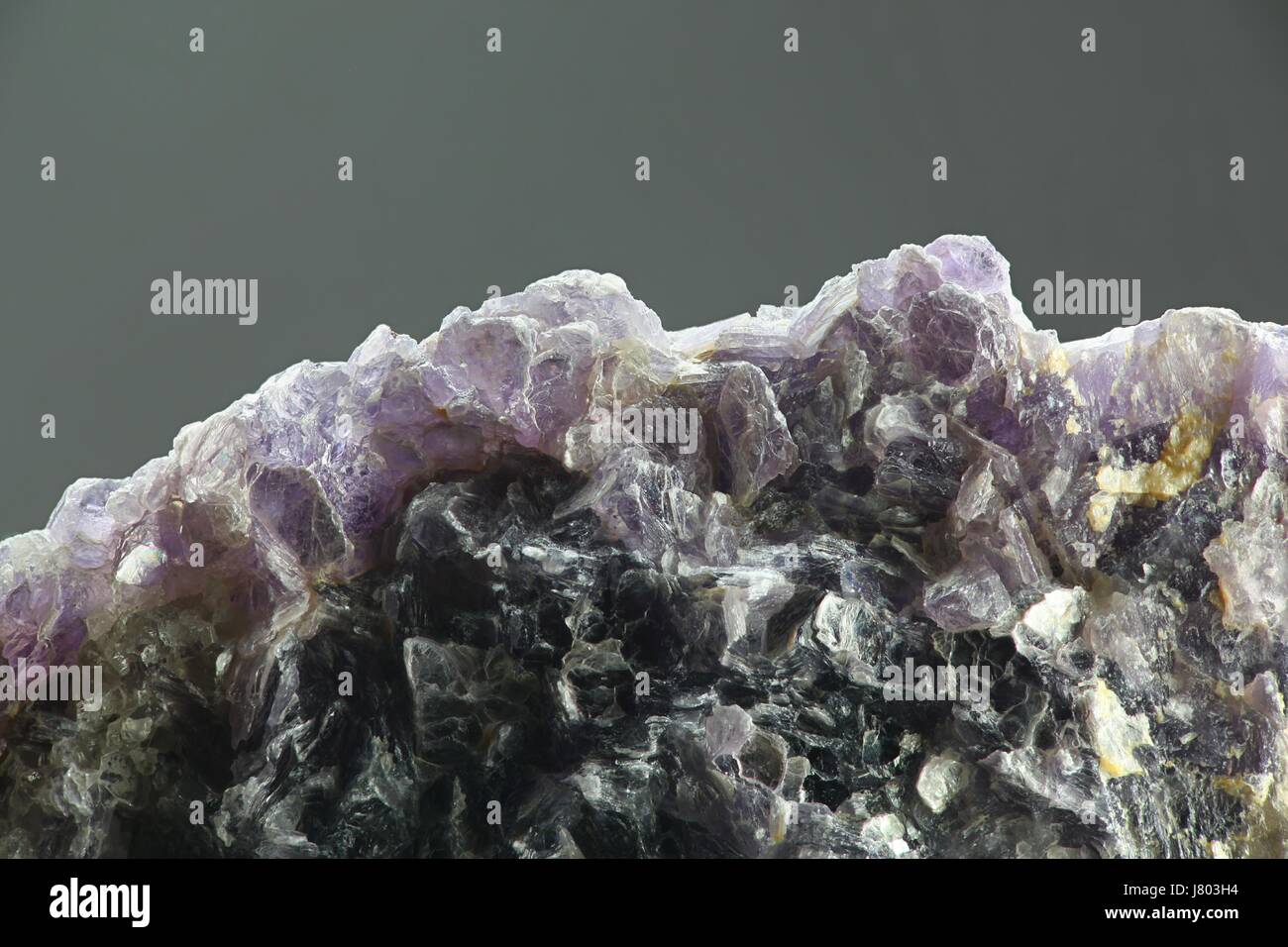 Lepidolite mica from Haapaluoma pegmatite quarry, Finland Stock Photo ...