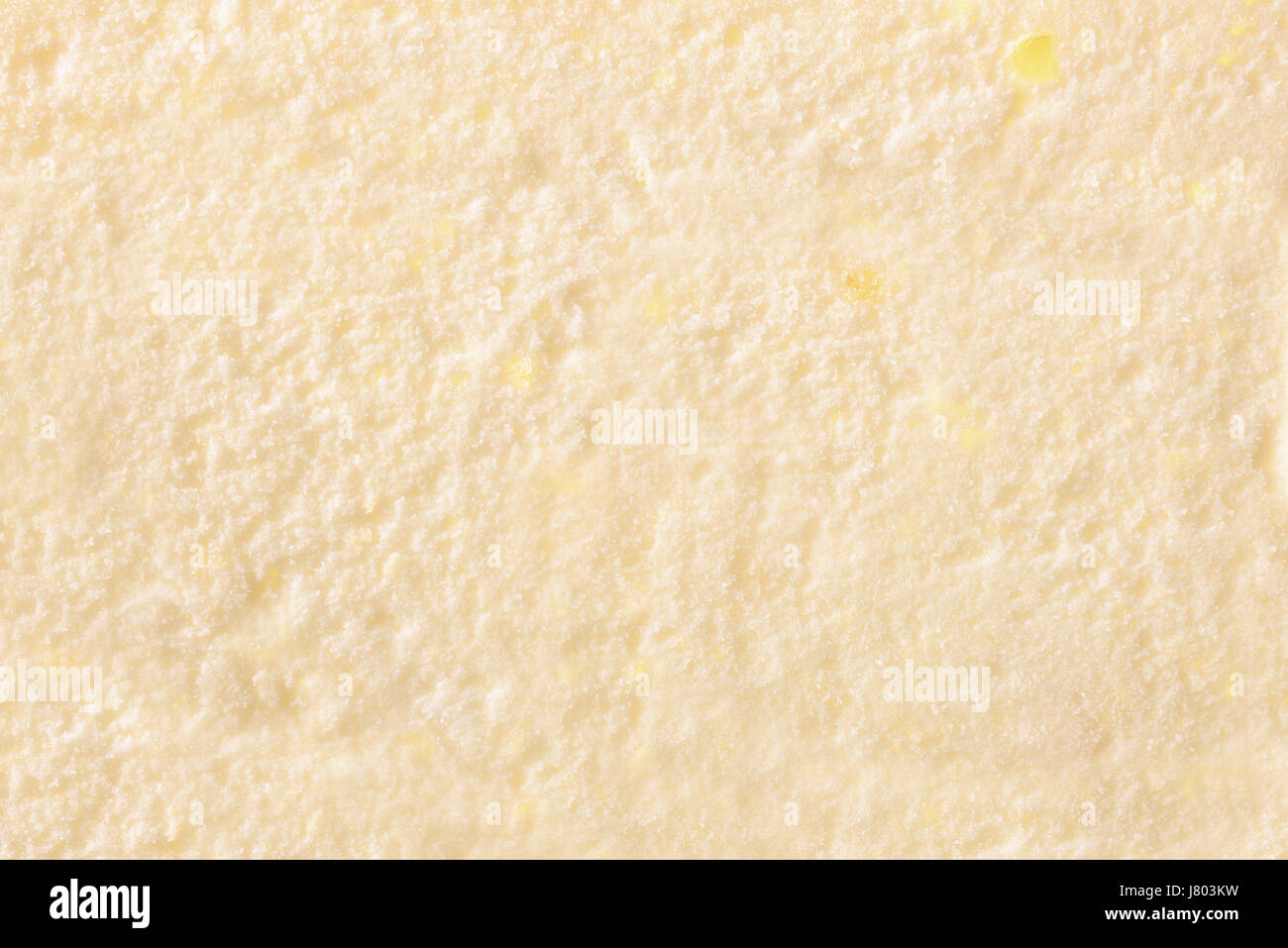 Texture of ice cream vanilla close up. Top view. Horizontal composition ...