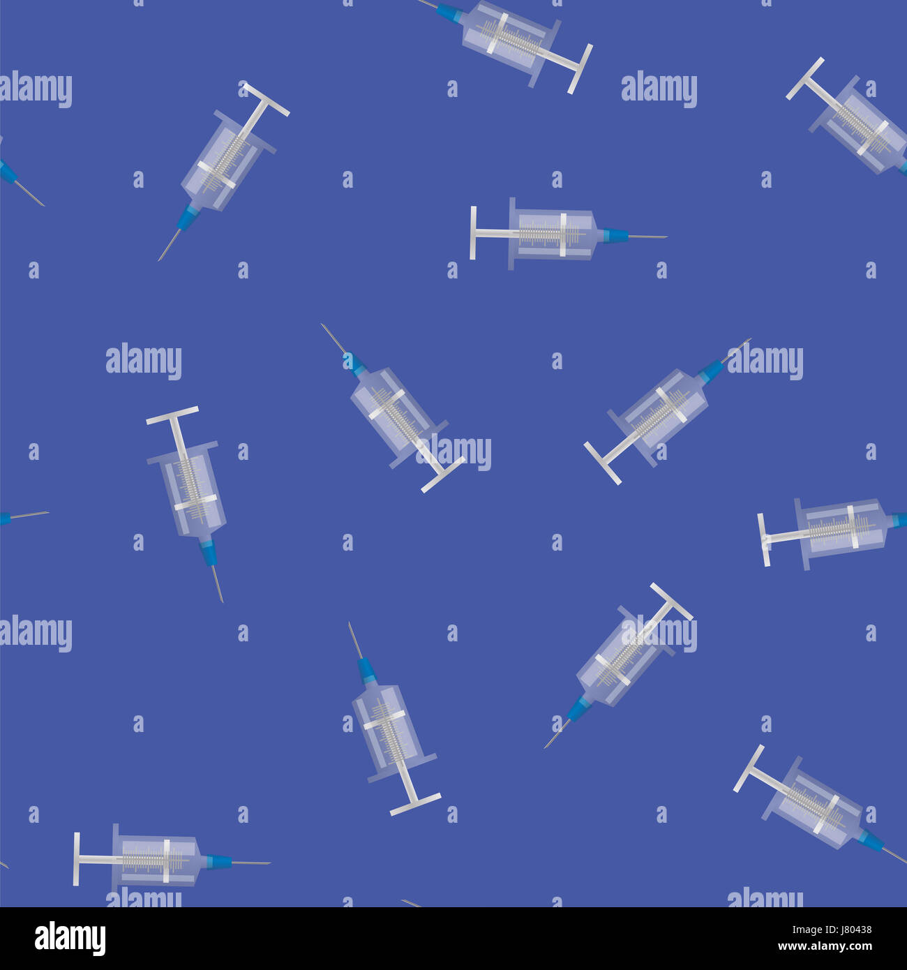 Medical Syringe Seamless Pattern Stock Photo - Alamy