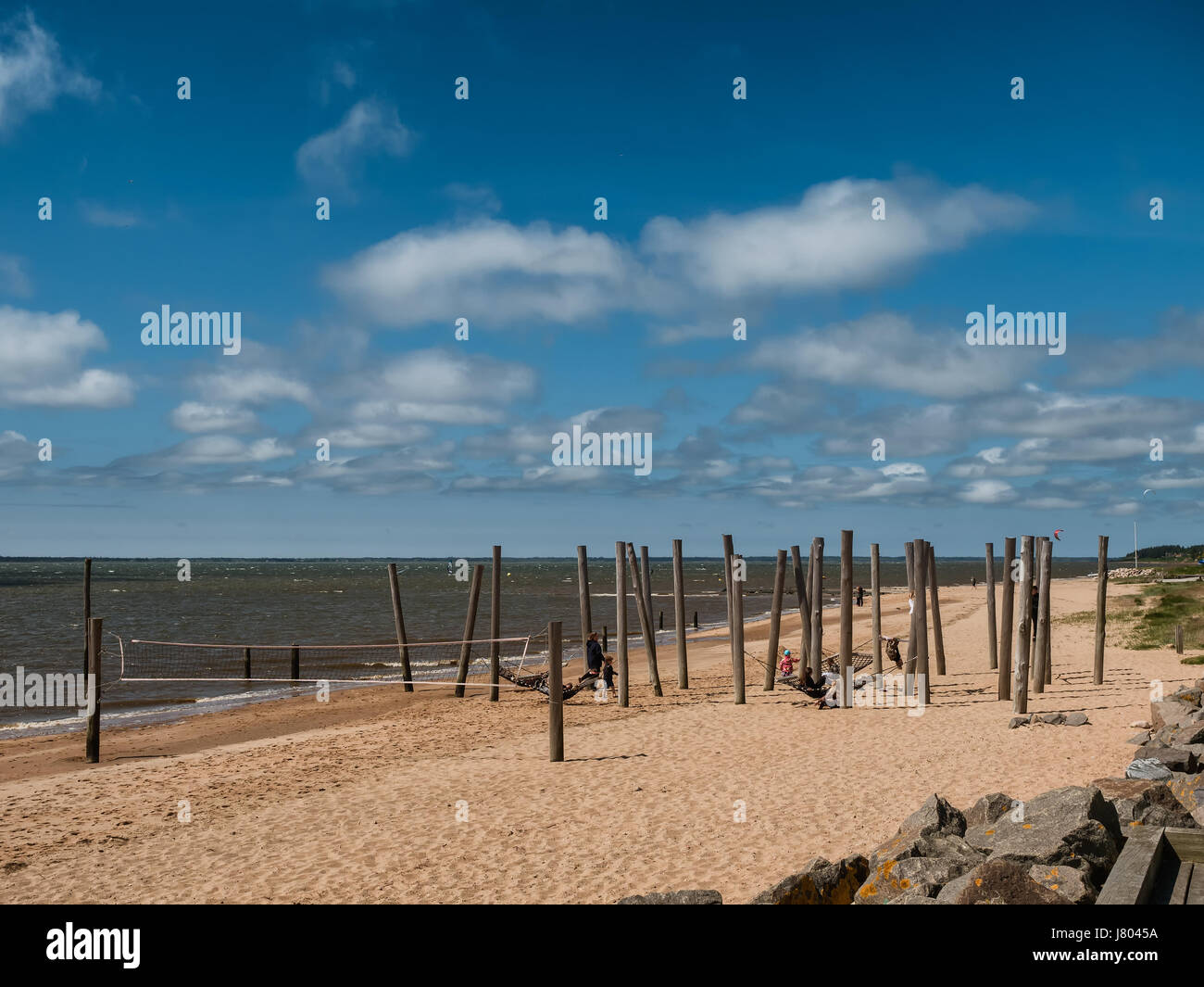 Beach promenade in Hjerting Esbjerg, Jutland Denmark Stock Photo - Alamy