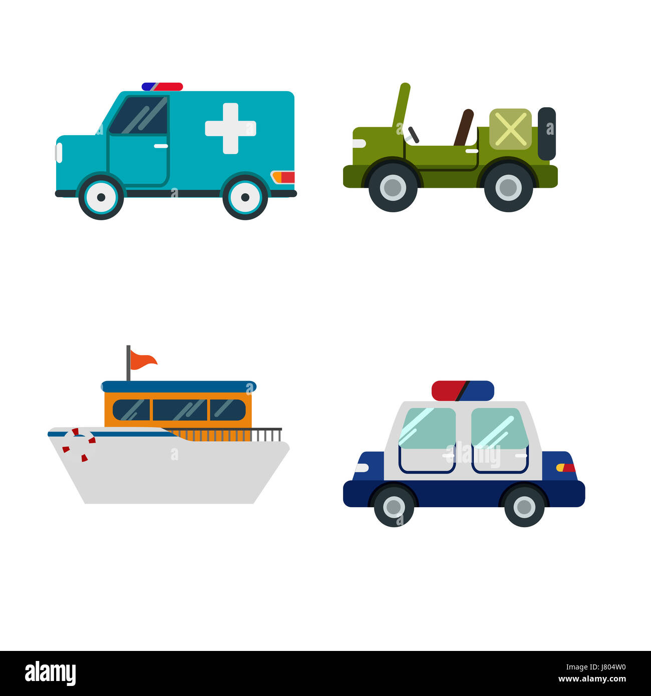 an illustration of government services department on white background ...