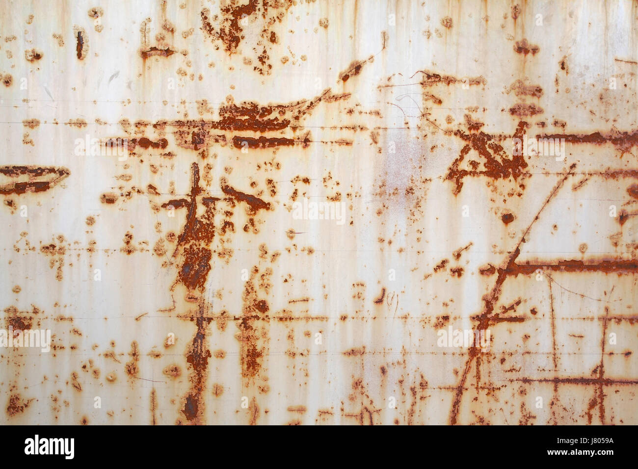 colour industrial wall steel metal rusty rust paint faded worn old ...