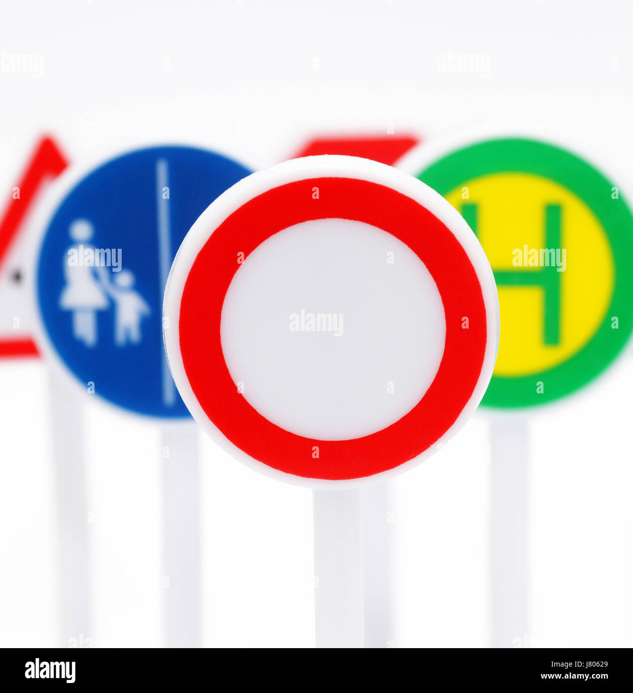 prohibition sign - traffic sign Stock Photo - Alamy