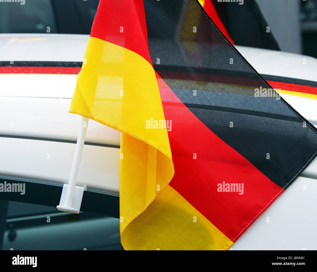 germany flag on the fan car Stock Photo - Alamy