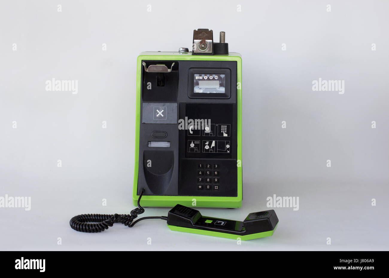 Coin Box Pay Phone Stock Photo - Alamy