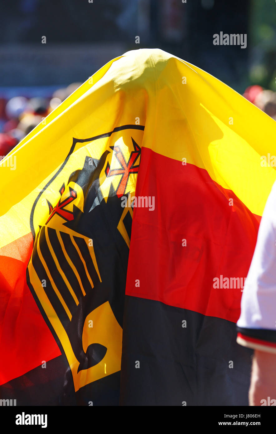 public viewing - german flag Stock Photo - Alamy