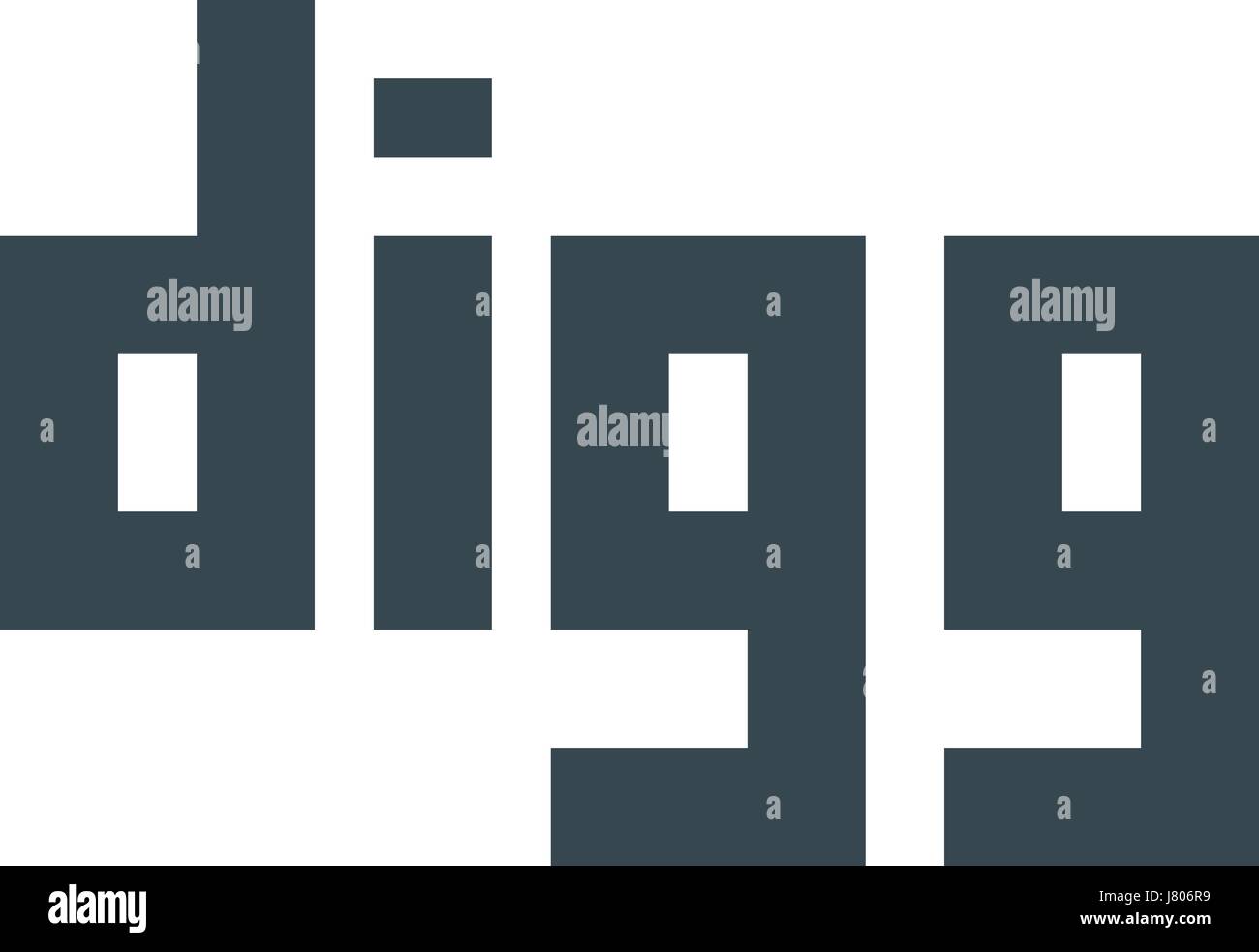 Digg logo Stock Vector Images - Alamy