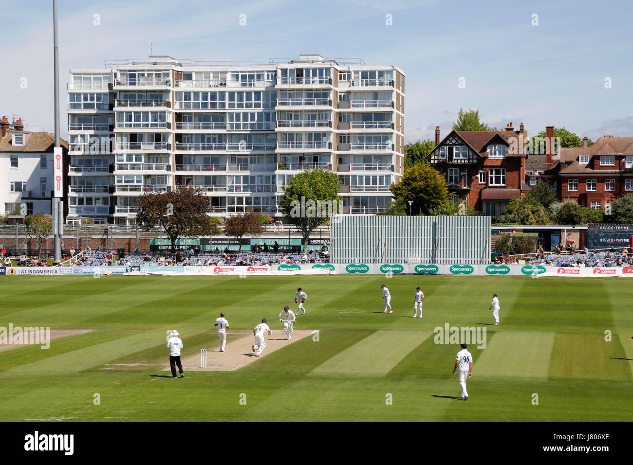 General view of the County Ground in Hove during the County ...