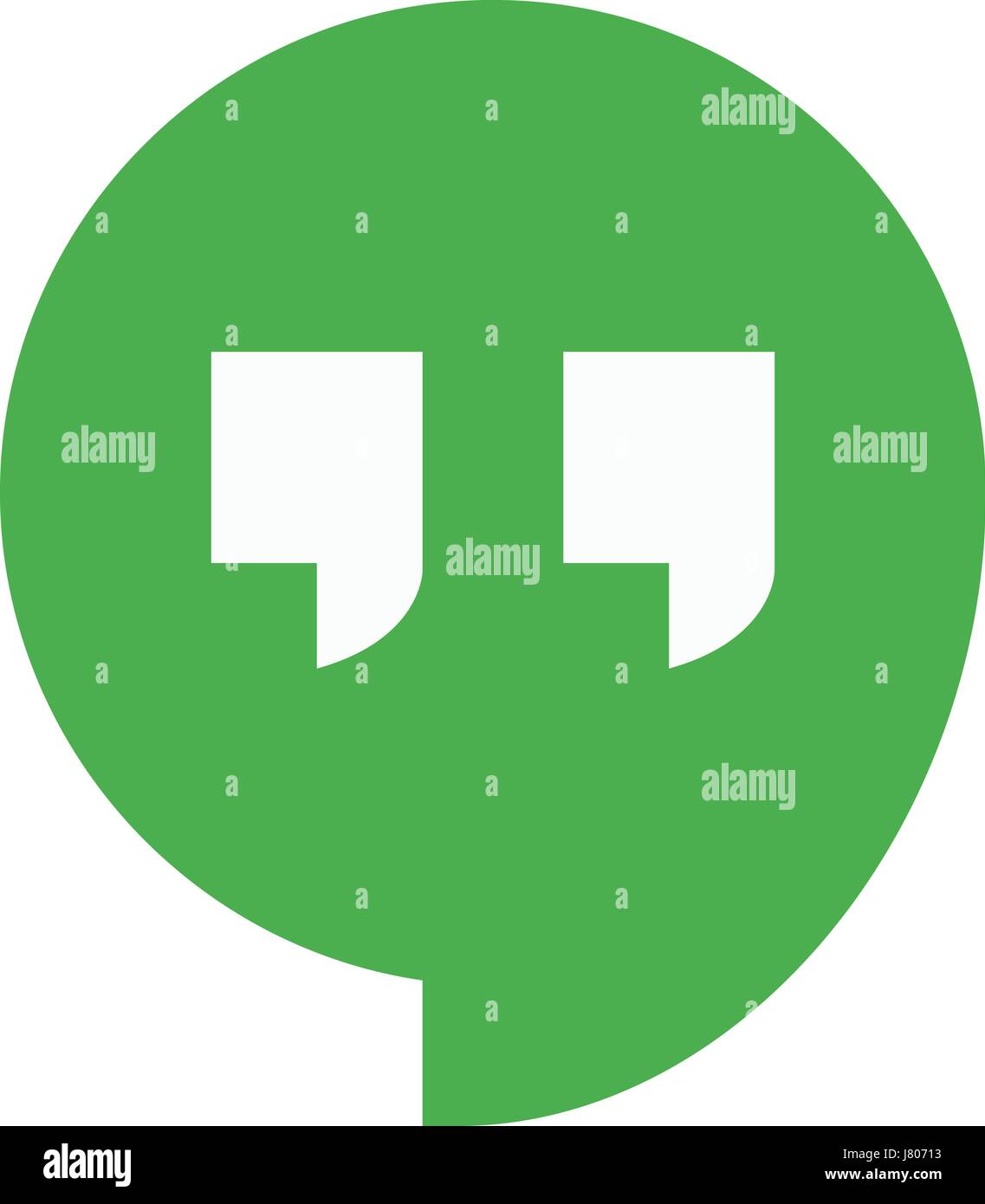 Google hangouts logo Stock Vector Images - Alamy