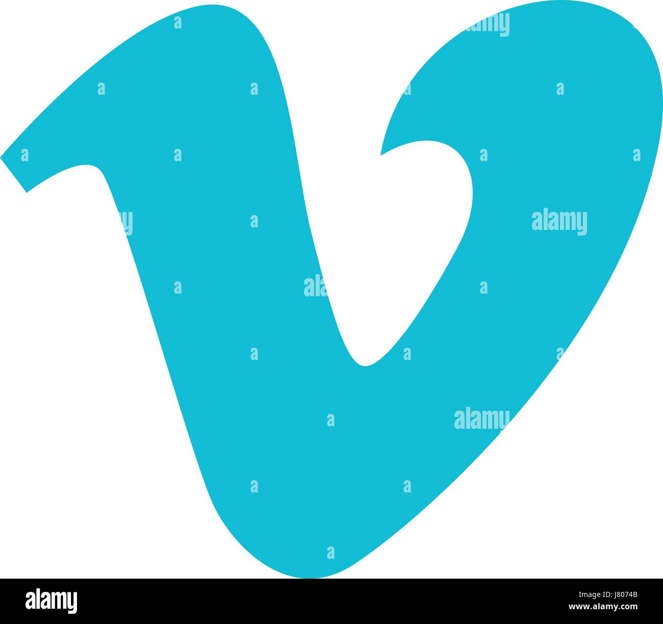 Vimeo icon logo Stock Vector Images - Alamy