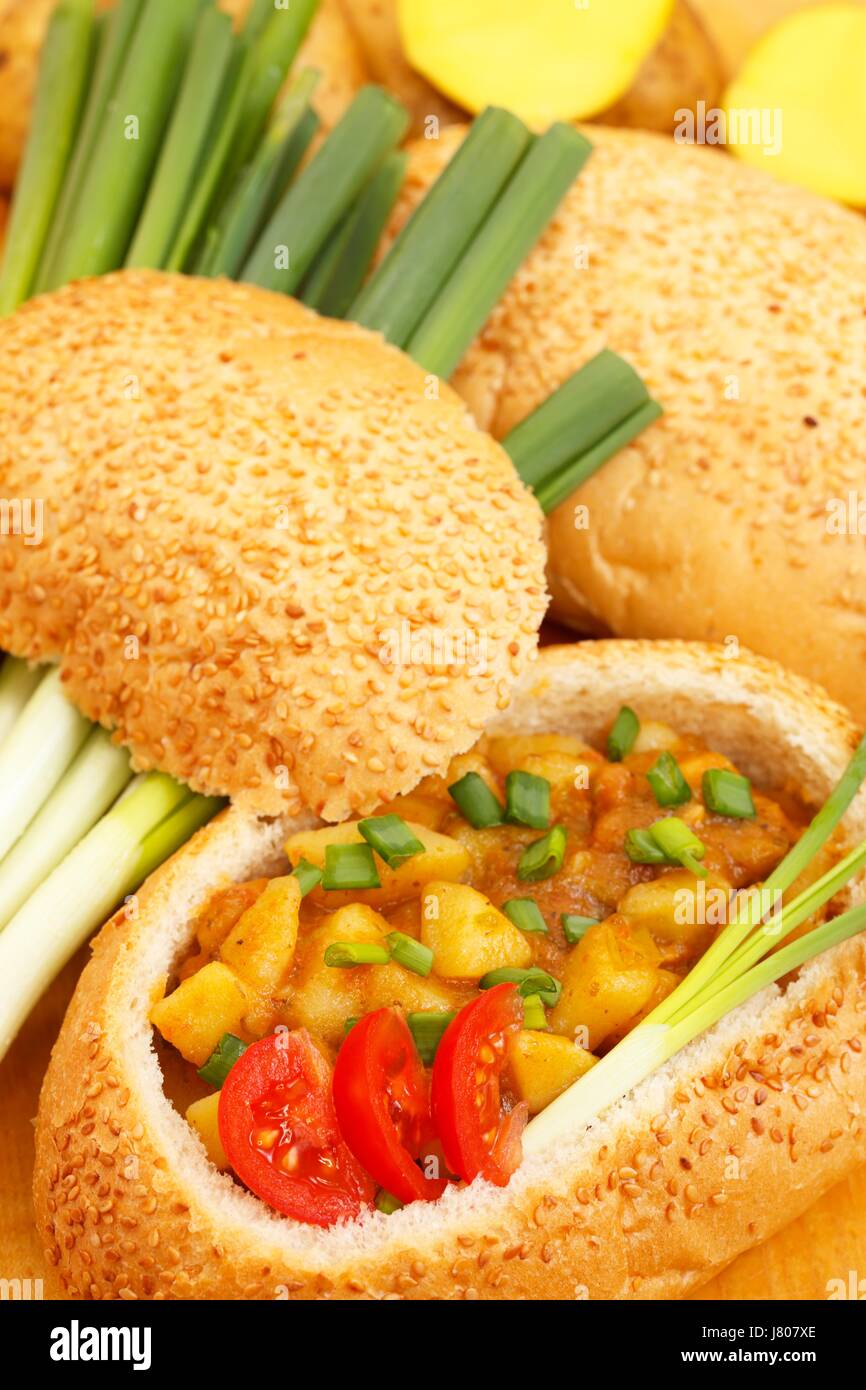 food aliment bread hot rustical rustic dish meal supper dinner stew ...