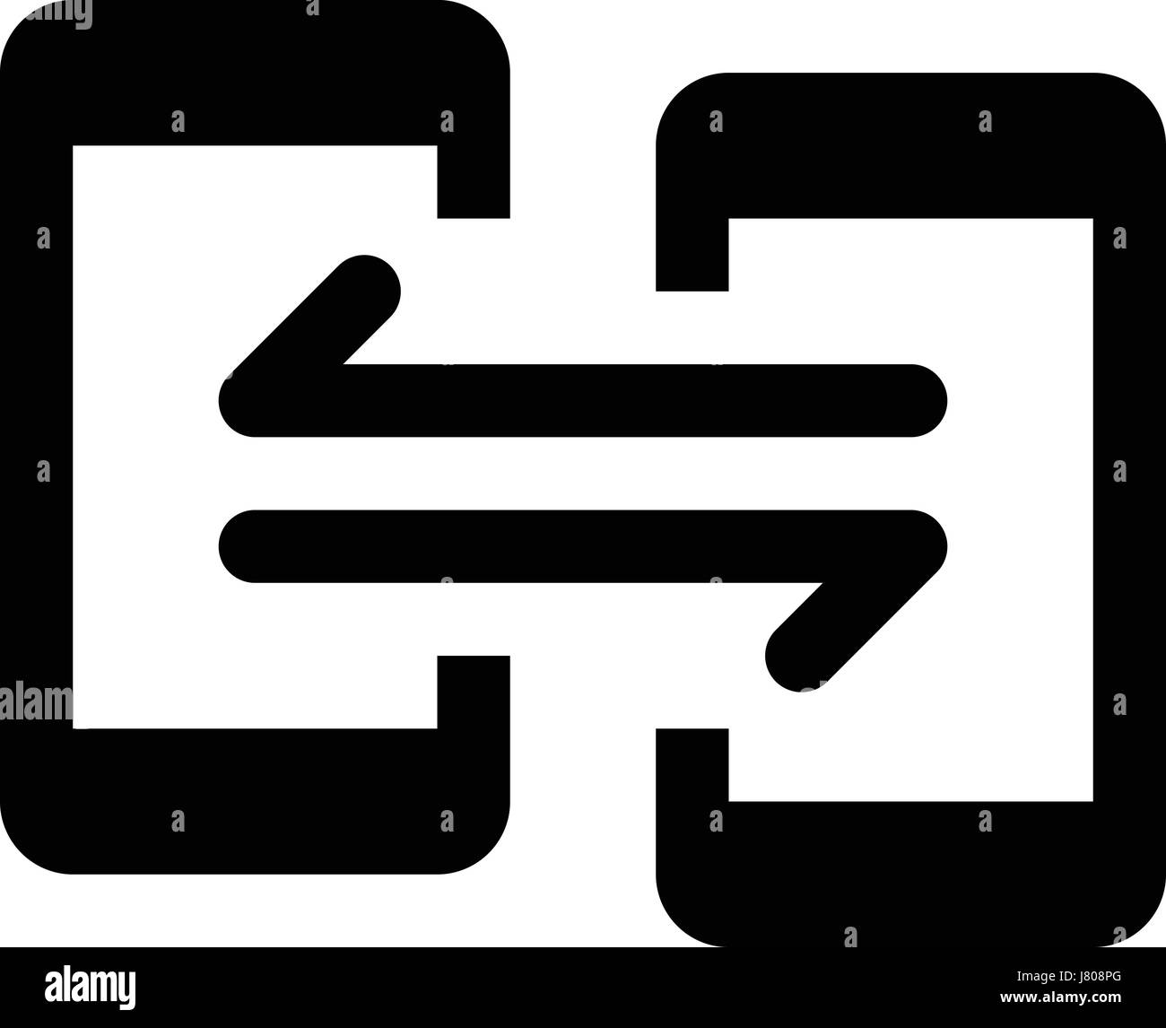 phone data exchange Stock Vector Image & Art - Alamy