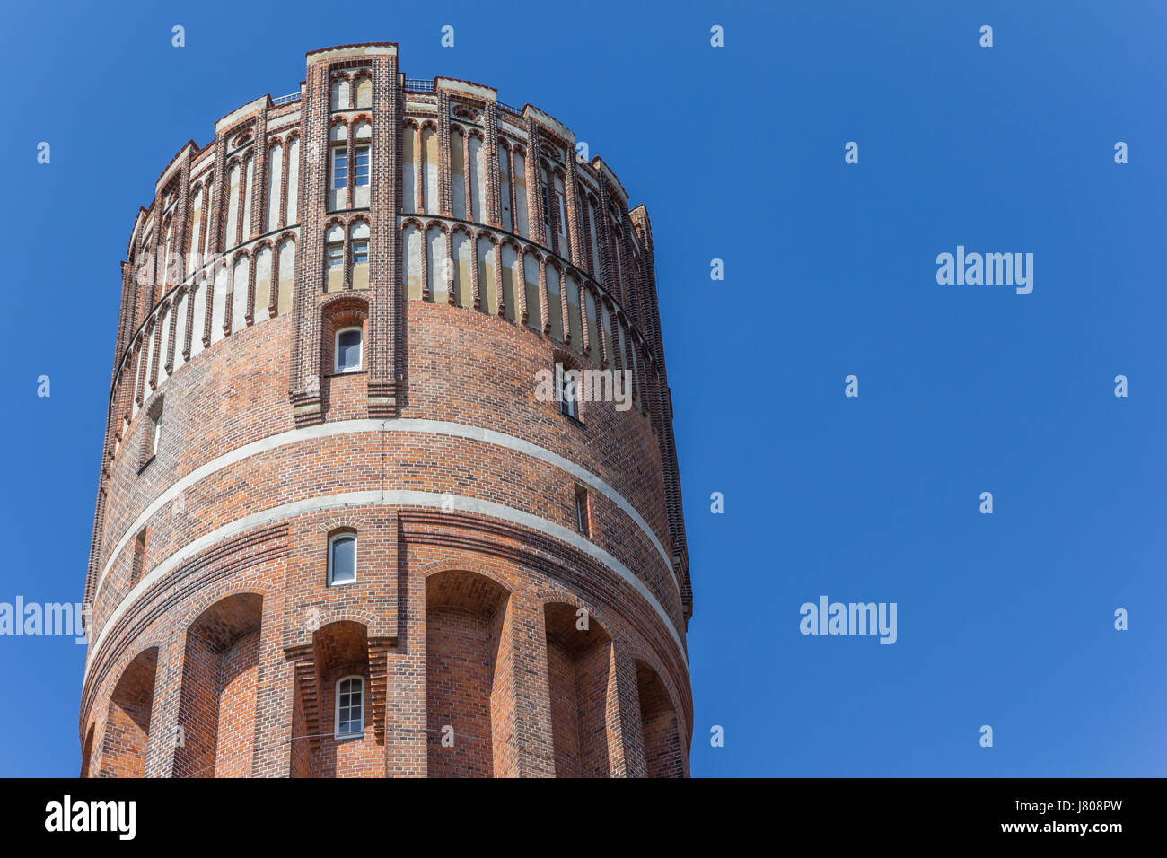 Water tower in the historic center of Luneburg, GErmany Stock Photo - Alamy