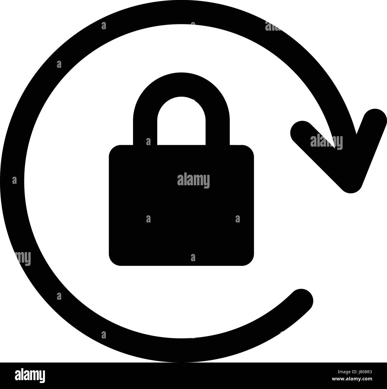 Rotate lock Stock Vector Images - Alamy