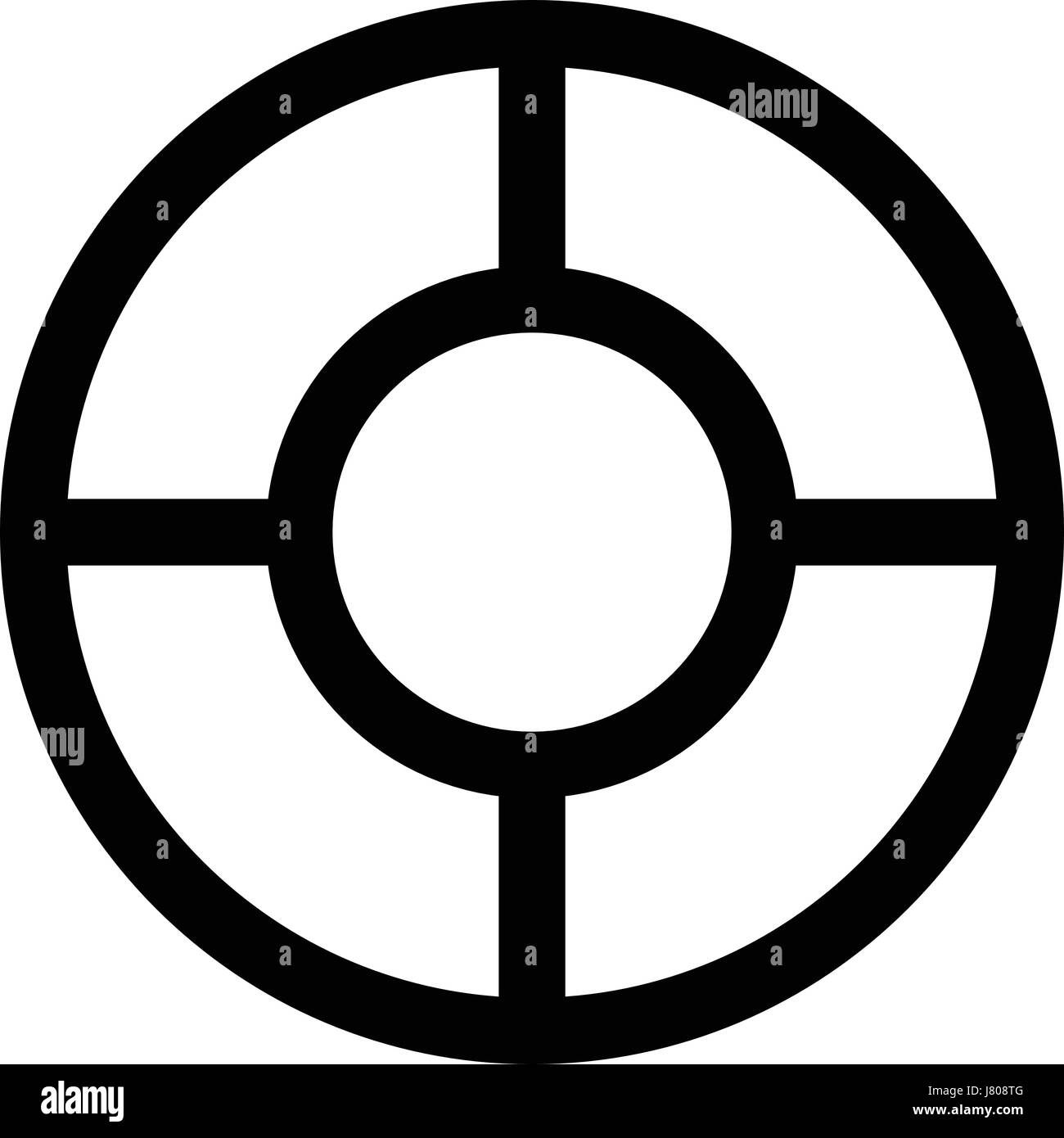 four parts doughnut chart Stock Vector Image & Art - Alamy