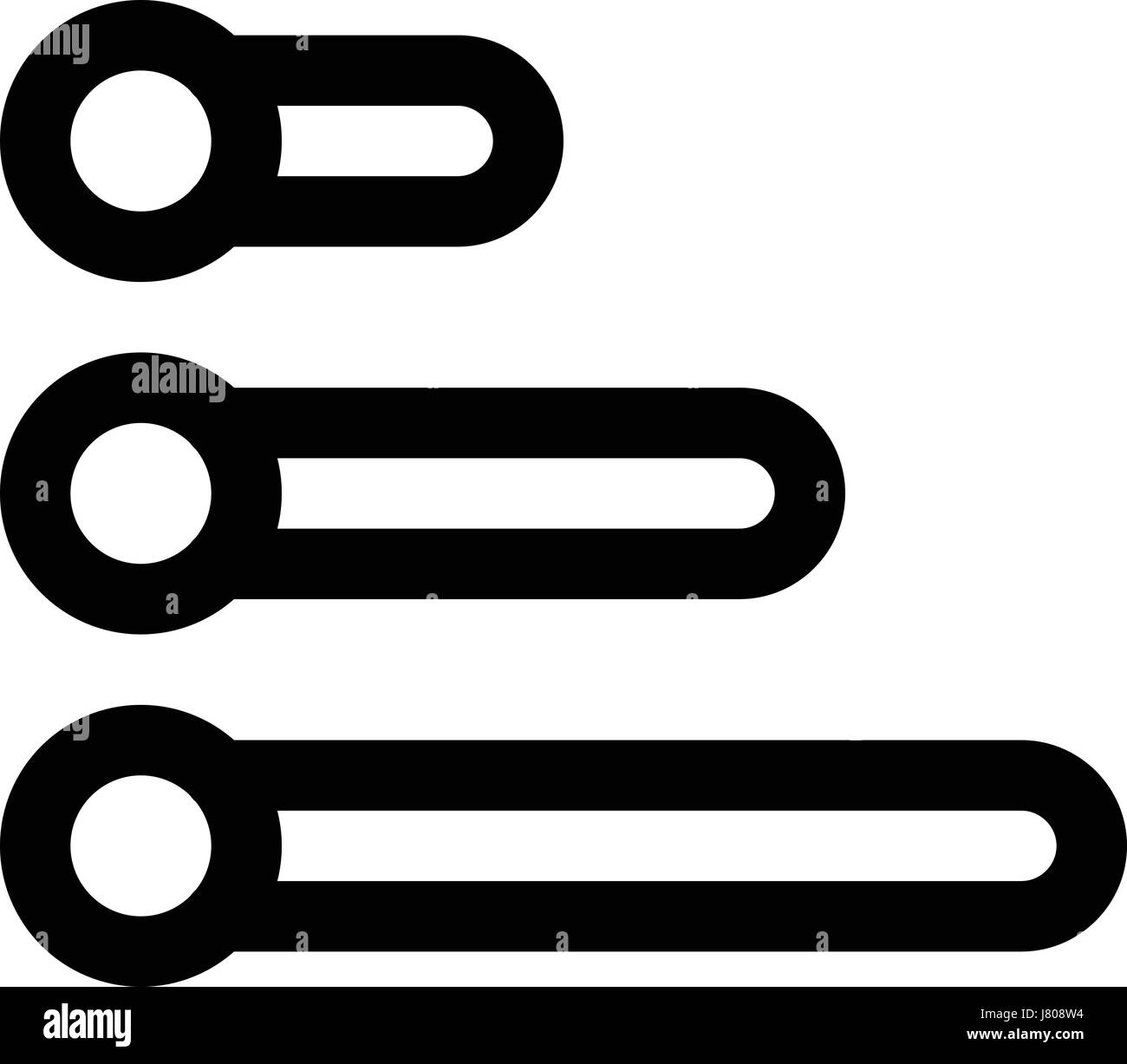 horizontal progress bar Stock Vector Image & Art - Alamy