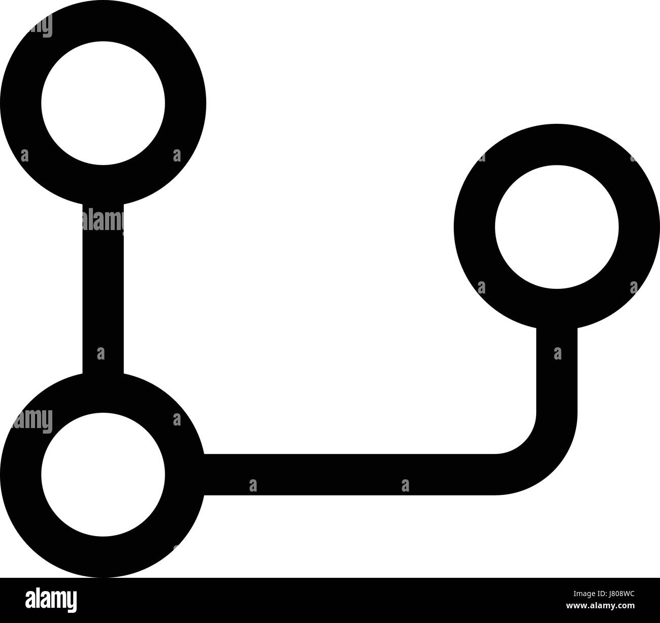 inverted circle process Stock Vector Image & Art - Alamy