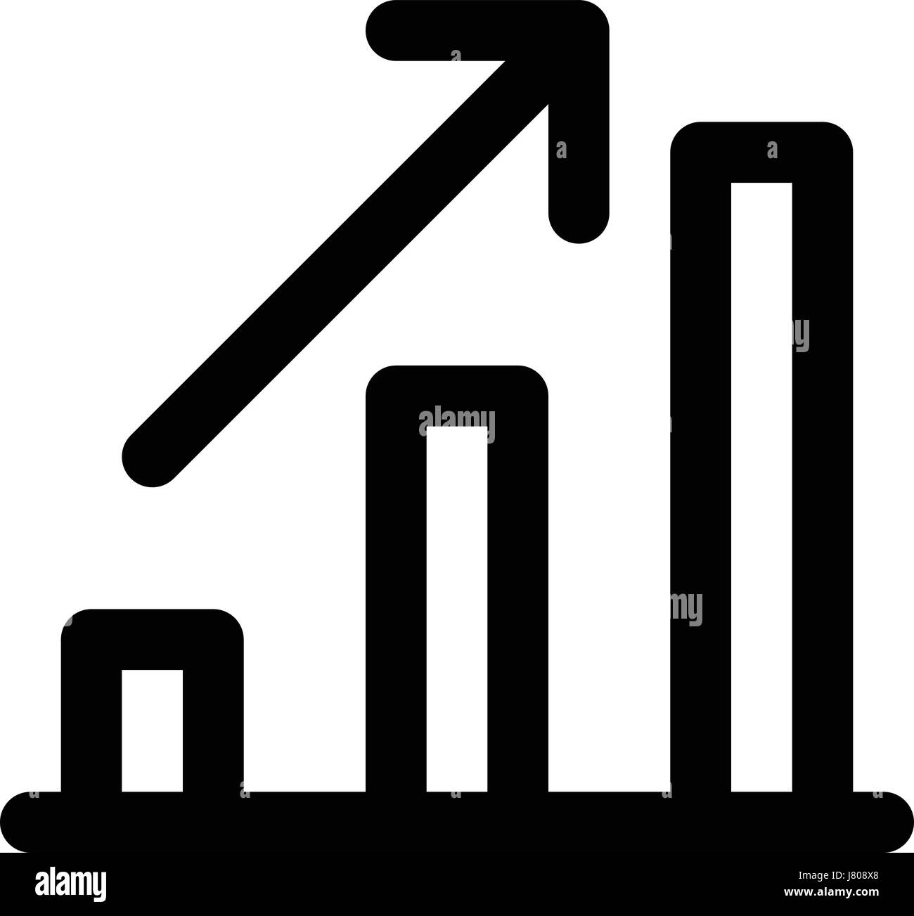 Ascending chart Black and White Stock Photos & Images - Alamy