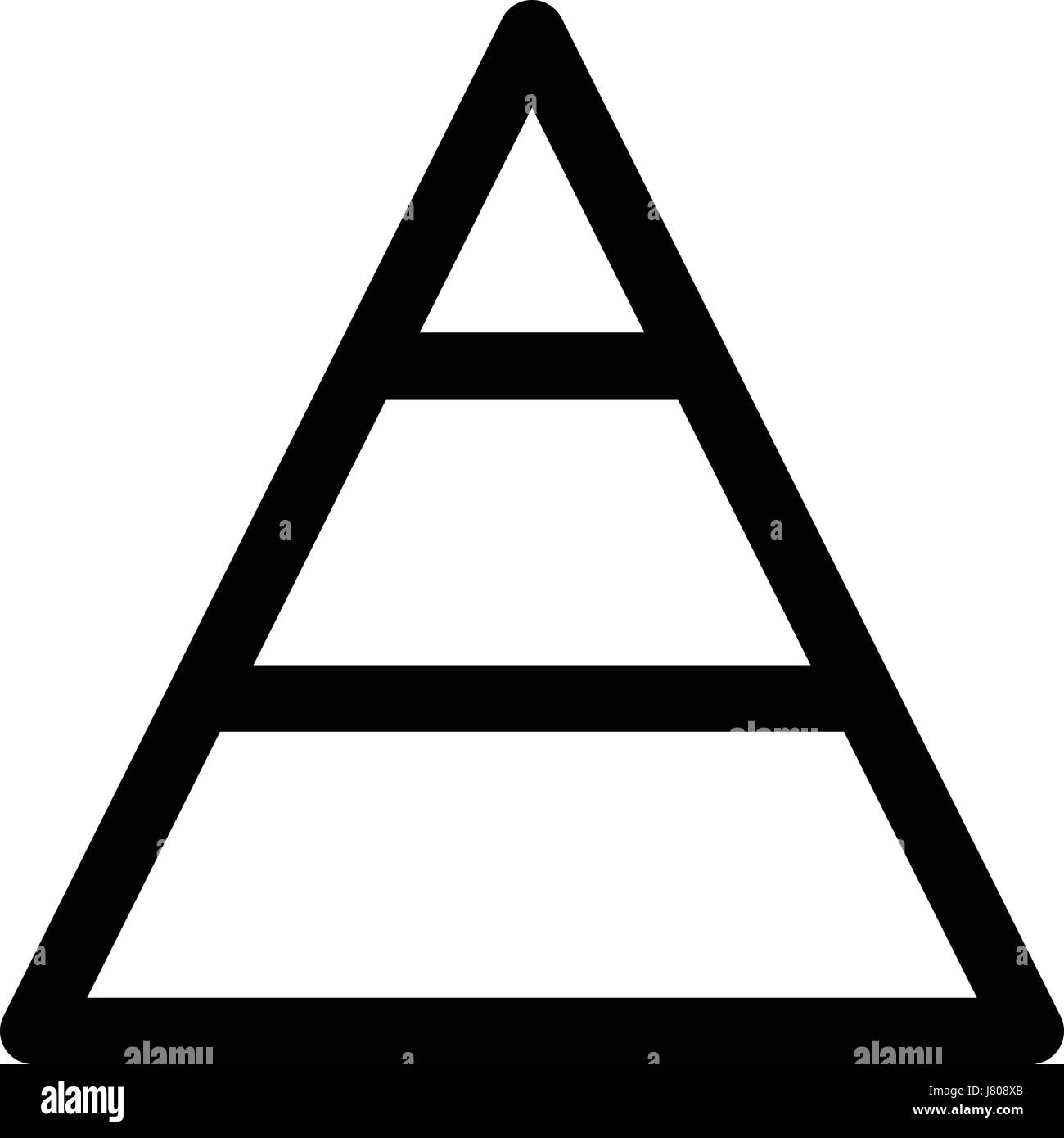 Triangular pyramid Black and White Stock Photos & Images - Alamy