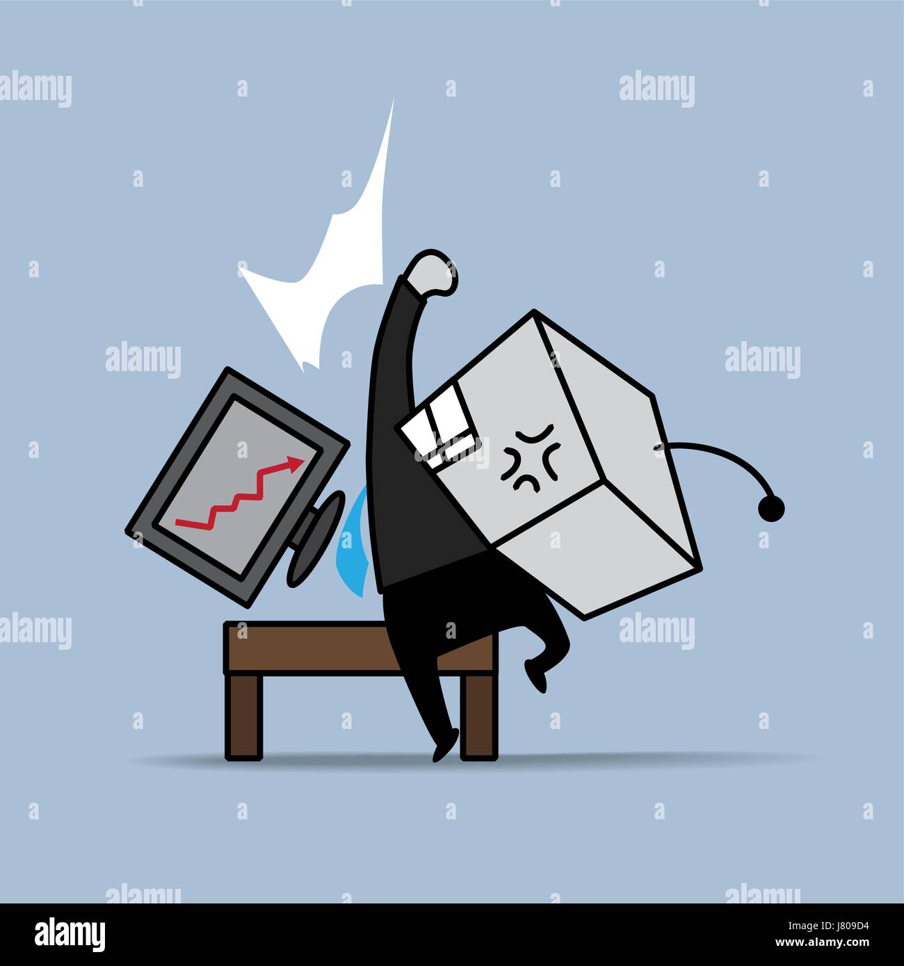 Run destroy Stock Vector Images - Alamy