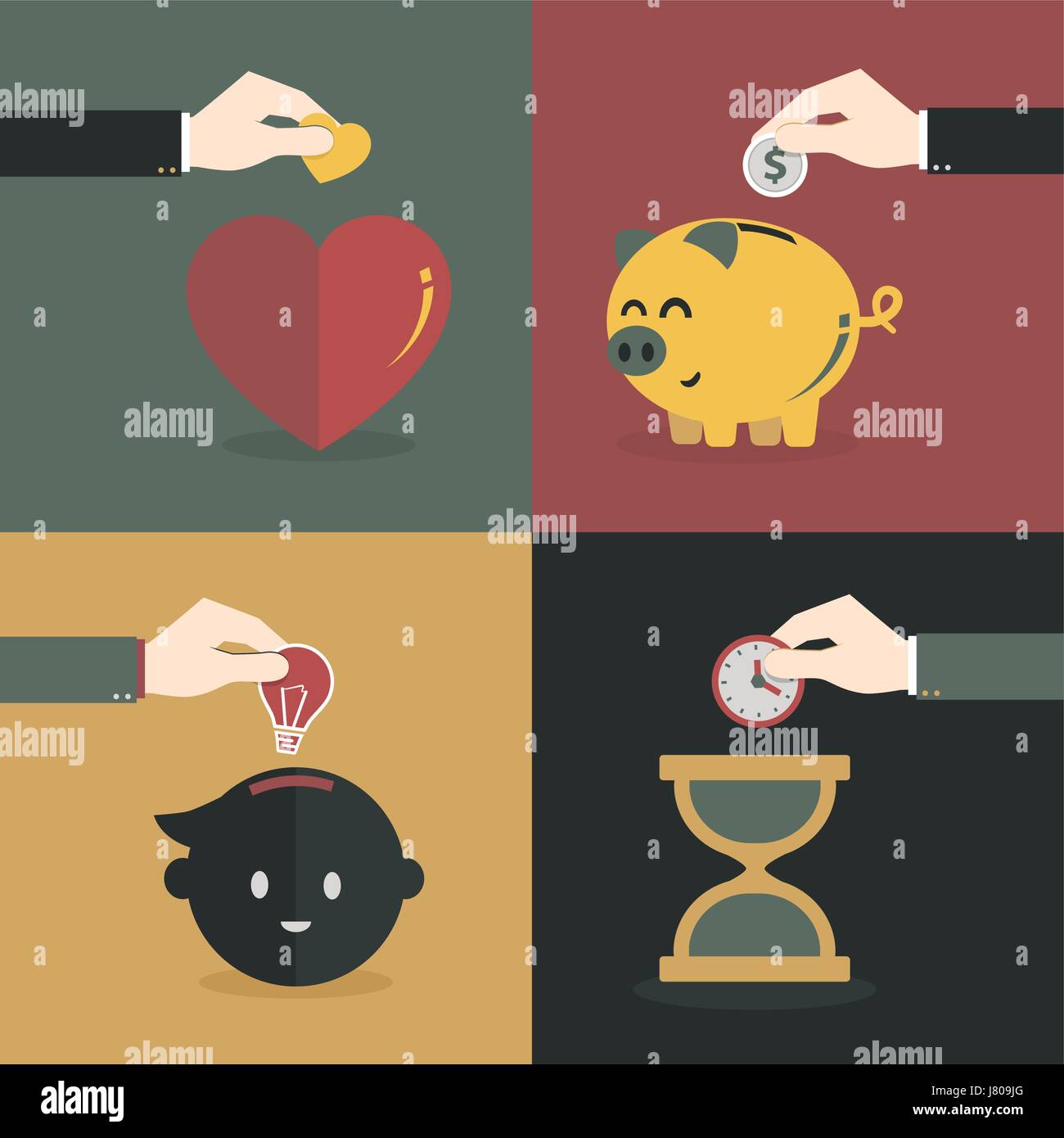 Trustworthy face Stock Vector Images - Alamy