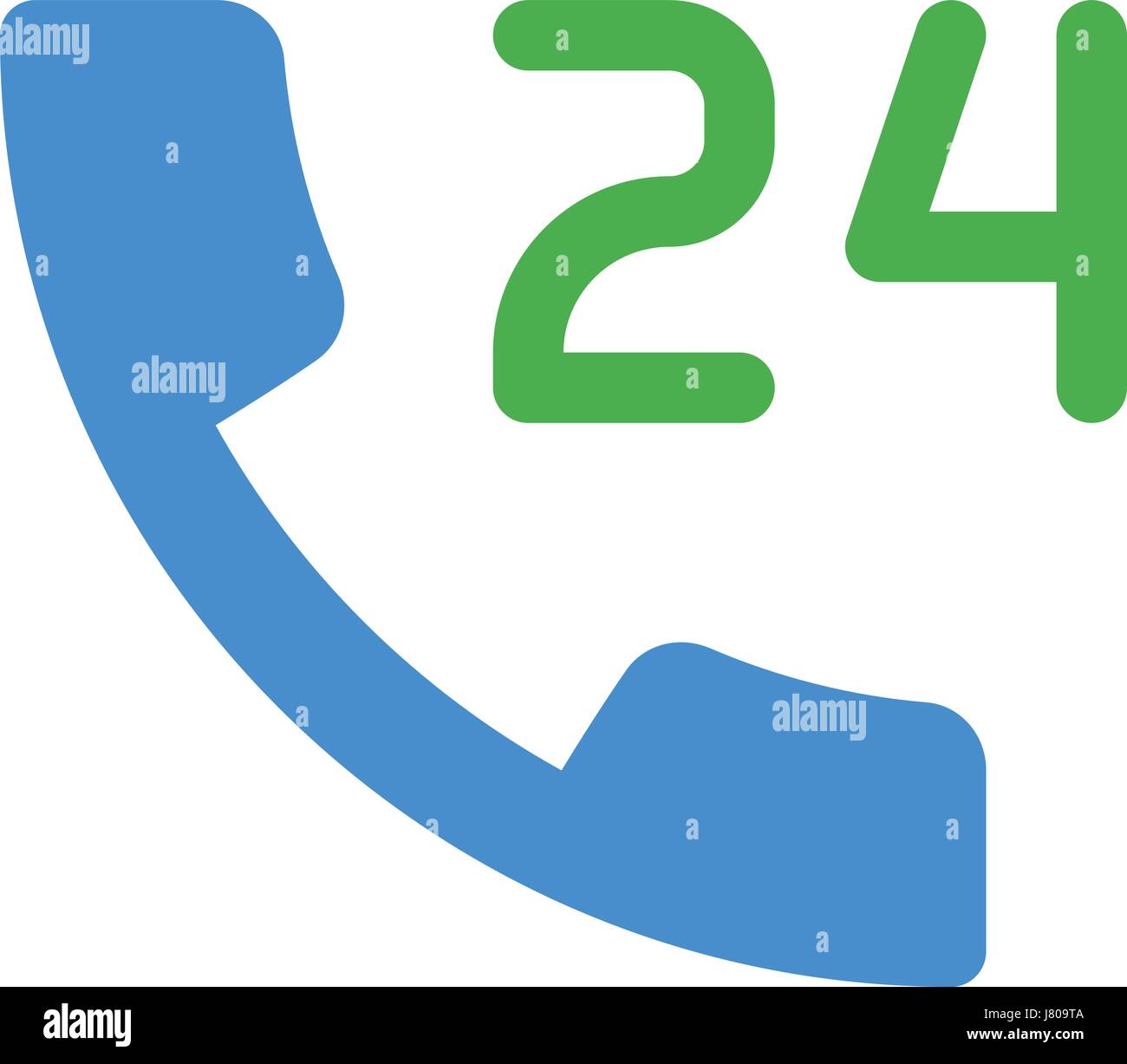 24 hours call Stock Vector Image & Art - Alamy