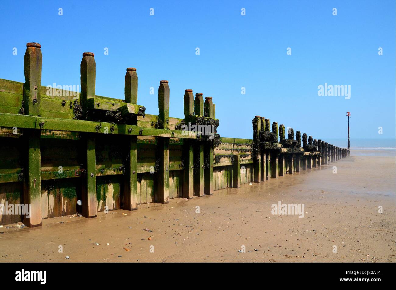 Groynes groyne north sea east coast england hi-res stock photography ...