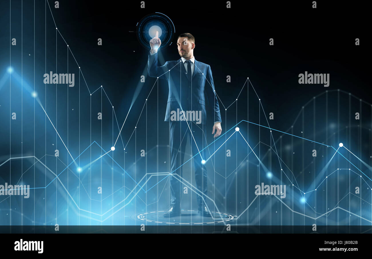 Virtual graph hi-res stock photography and images - Alamy