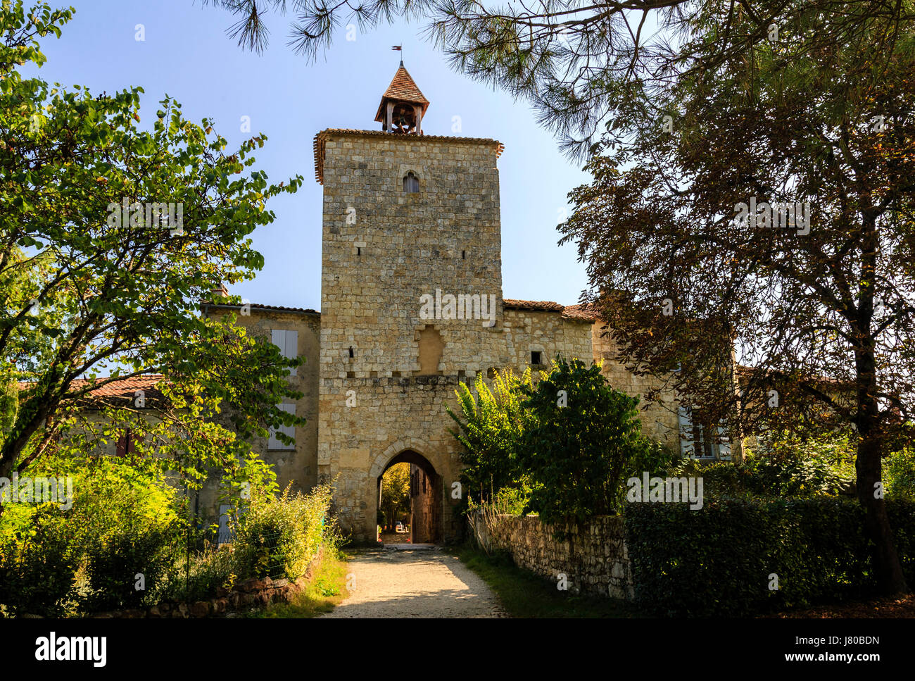 France, Gers (32), Fourcès, classé Les Plus Beaux Villages de France ...