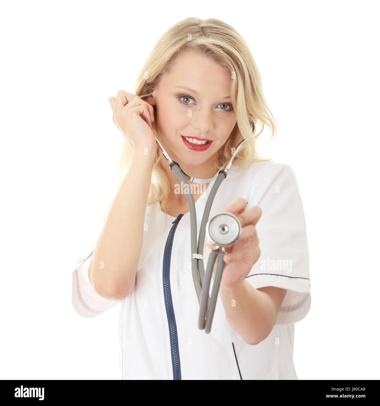 doctor physician medic medical practicioner woman laugh laughs laughing ...