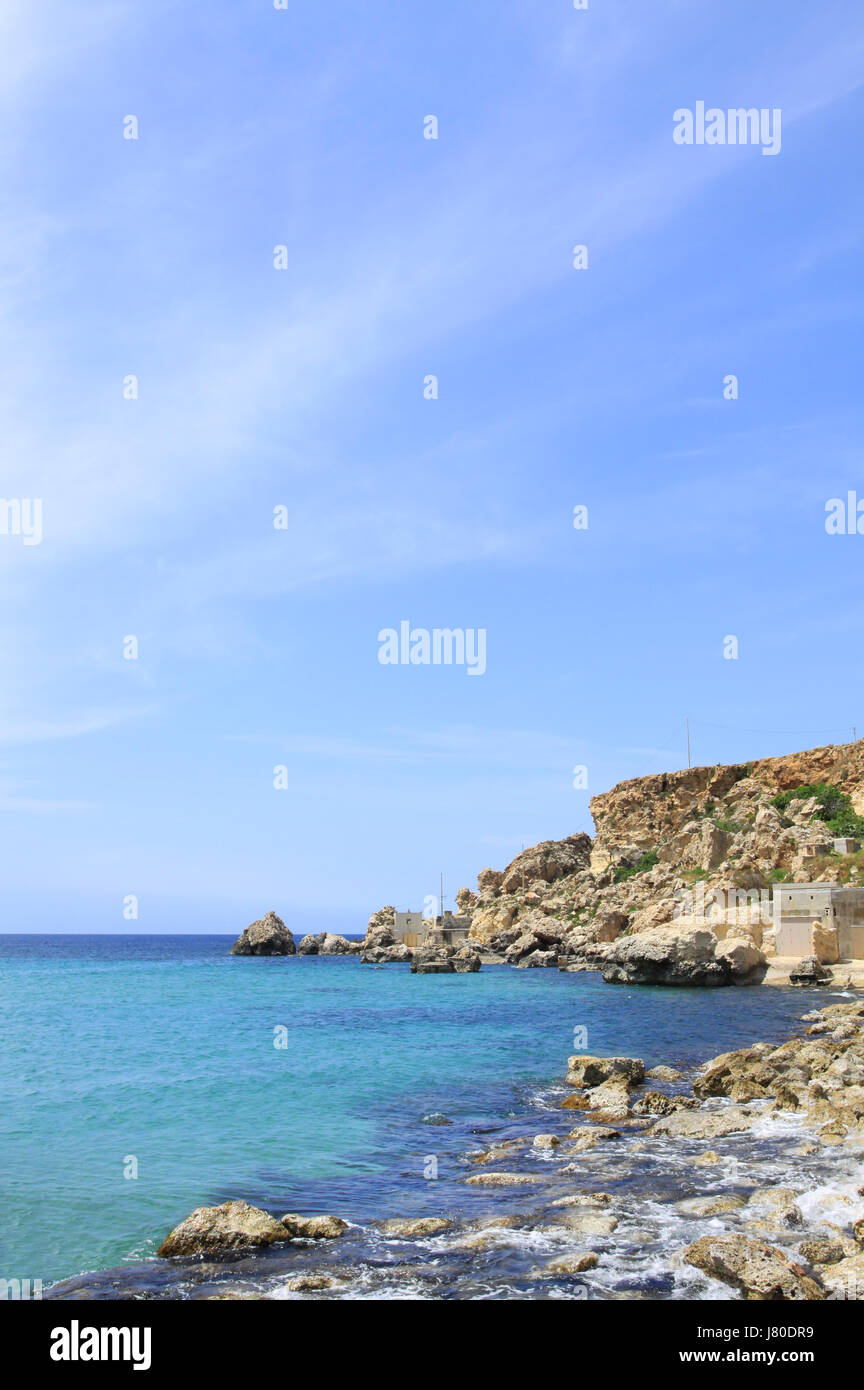 Golden sands beach malta hi-res stock photography and images - Alamy